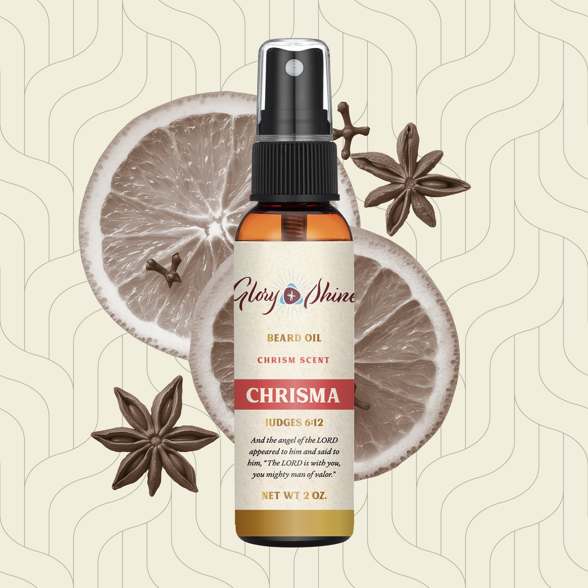 Catholic Beard Oil Chrism | Chrisma | Created To Inspire – Glory and Shine