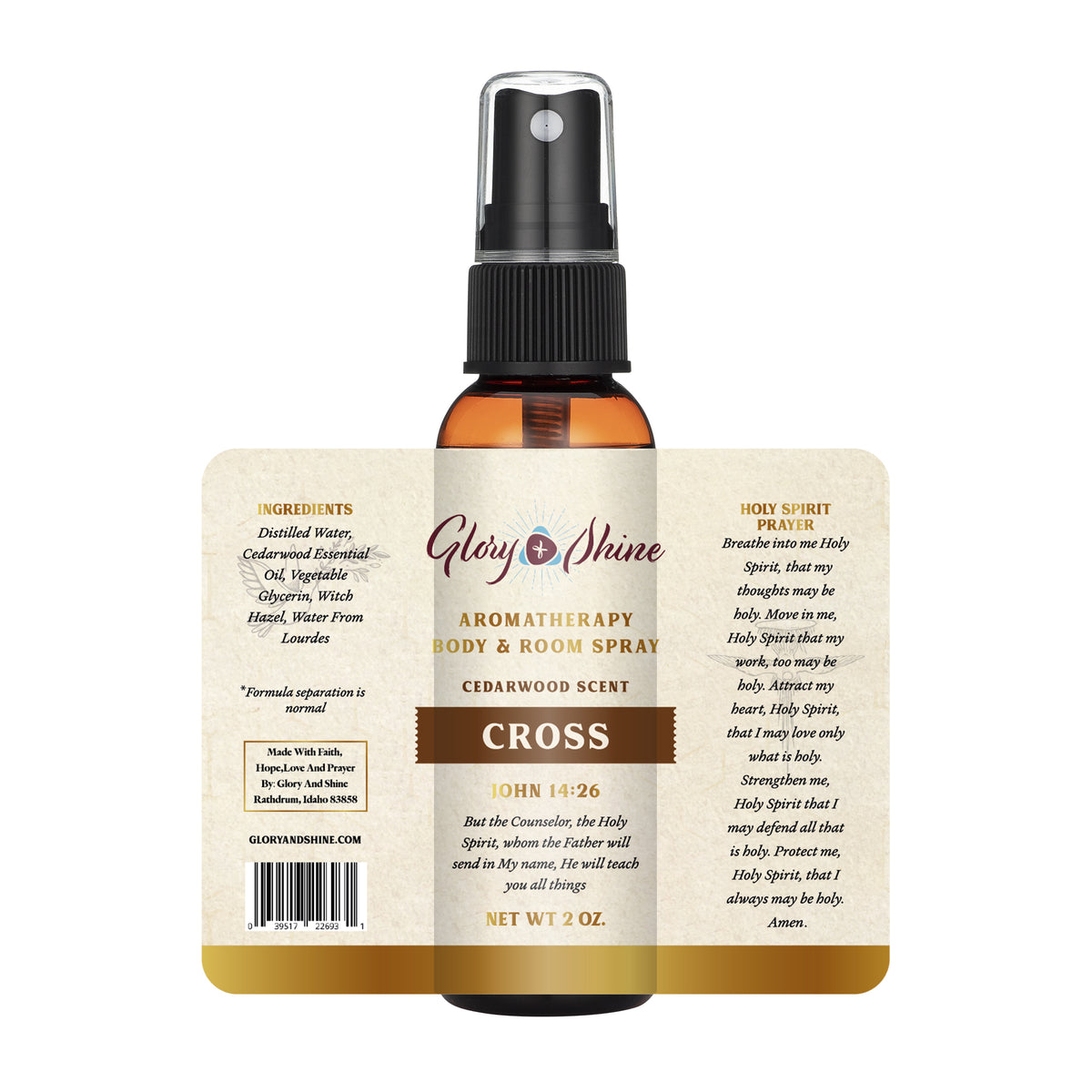 Catholic Body Sprays | Focusing On The Holy Spirit - Glory and Shine