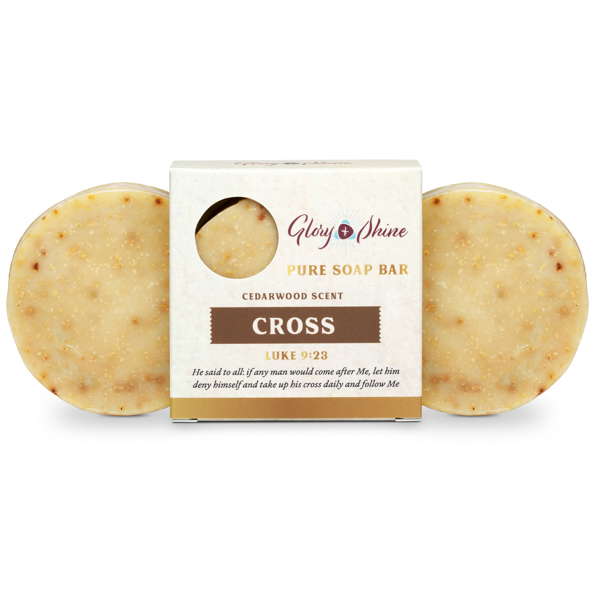 Cross Catholic Soap Bar - Cedarwood Scent – Glory and Shine